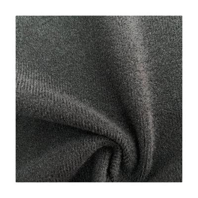 China Tricot Loop Velvet Polyester Fabric Brushed  Lining Knit Fabric For Industry for sale
