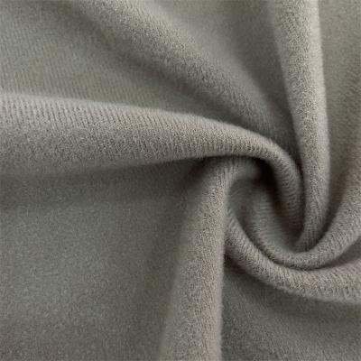 China Tricot Loop Velvet Polyester Fabric Brushed  Lining Knit Fabric For Industry for sale