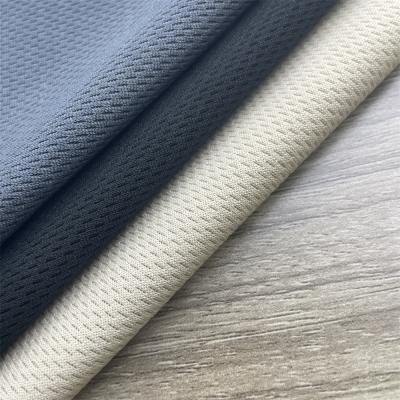 China Soft 100% Polyester Bird Eye Mesh Fabric Dry Fit For Athletic Apparel for sale