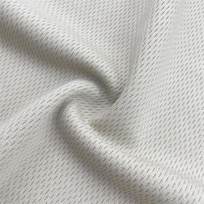 China Soft 100% Polyester Bird Eye Mesh Fabric Dry Fit For Athletic Apparel for sale