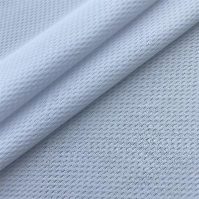 China Soft 100% Polyester Bird Eye Mesh Fabric Dry Fit For Athletic Apparel for sale