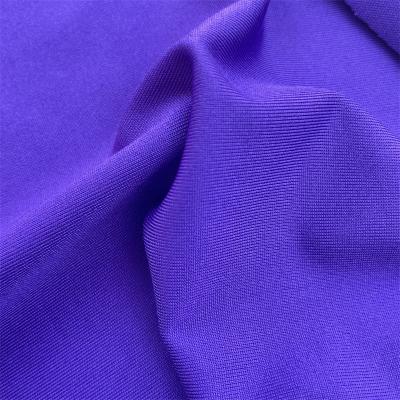 China Polyester Spandex Silk Milk Fabric 4 Way Stretch Knitted for sale