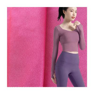 China 75% Nylon 25% Lycra Fabric 4 Way Stretch Color Fastness 3.5-4.0 Grade Yarn Count 40D for sale