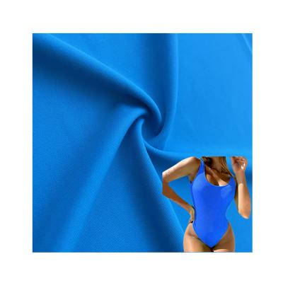 China Middelgewicht 81% Nylon 19% Spandex 4 Way Stretch Lycra Stof voor zwembroek Kleding Te koop