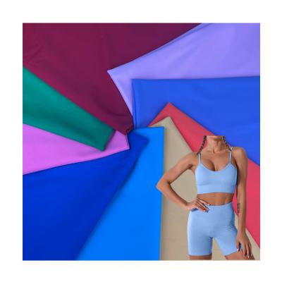 China Elastisch waterdicht 40D 4-weg gebreide nylon spandex zwembroekstof voor sportyoga Te koop