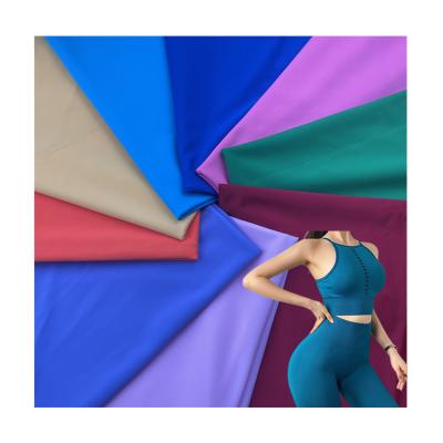 China Warp 40D zwembroek yoga textiel 4 way stretch gerecycled 81% nylon 19% spandex lycra stof Te koop