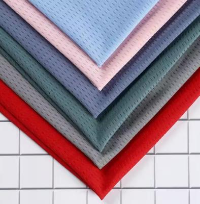 China 20D Yarn Count Polyester Spandex Mesh Fabric Breathable For Activewear for sale