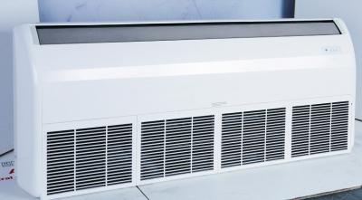 China Riegue el tipo enfriado tubos del piso del techo de la unidad 1200CFM-4 de la bobina de la fan en venta