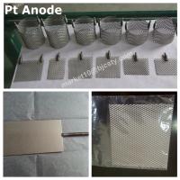 China Platinum Plated Titanium Anode Mesh For Water Electrolysis for sale