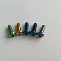 China Din912 TAP Titanium bolt titanium Hex socket tapered head screw cutsomized for sale