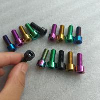 China Bicycle Stem Bolt with washer Titanium DIN 912 for sale