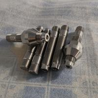 China Din912 TAP Titanium bolt titanium Hex socket tapered head screw cutsomized for sale