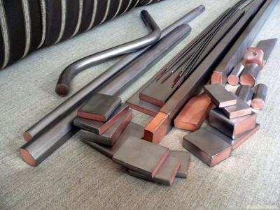 China Titanium Clad Copper Rod Explosion Bonded Titanium Copper for sale