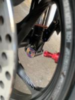 China Customized Titanium Flange Nut with 6 points for Automobile Bicycle Modification for sale