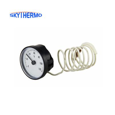 China Indoor User-friendly custom dial capillary thermometer 0-120C for boiler for sale