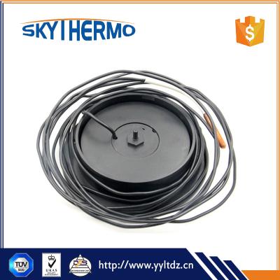 China plastic capillary temperature gauge remote reading thermometer with top flange back connection for sale