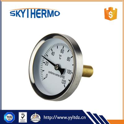China water testing high temperature temperature controller boiler bimetal thermometer for sale