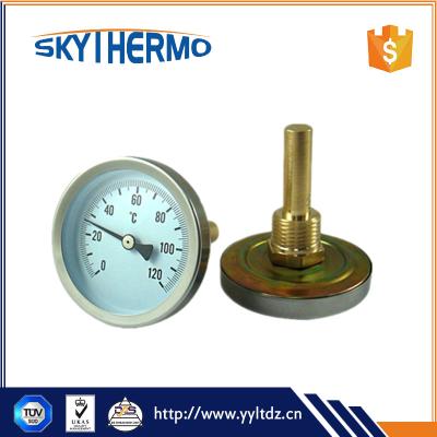 China adjustable bimetal pressure thermometer functions and uses for sale
