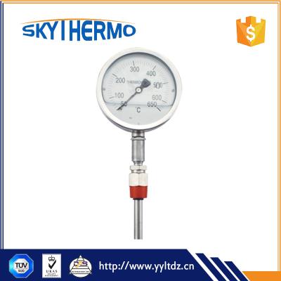 China stainless steel industrial bimetallic dial bimetal theory instant probe thermometer for sale
