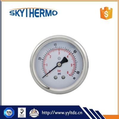 China SS Case U-Clamp General U Tube bar psi Manometer for sale