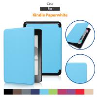 China Smart Protective E-Reader Cover for Kindle Paperwhite 11 Generation E Books Case Design Colored Drawing Custom for sale