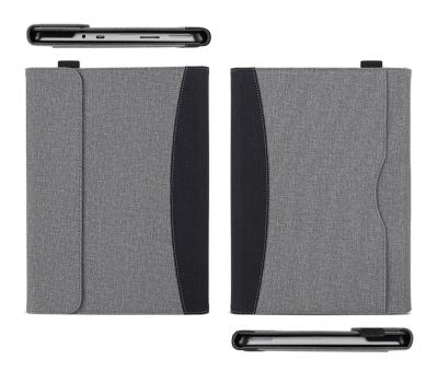 China Fabric Leather Tablet Protective Cases for Microsoft Surface Pro 12 2025 11 10 9 Paper Card Slot Pen Slot Adjustable Holder Wholesale OEM/ODM/Private Label for sale