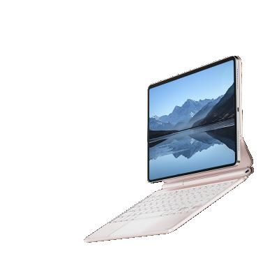China Aluminum Magnetic Tablet Keyboard Case with Multi-Touch Trackpad Wireless Bluetooth Floating Stand Folio Cover for iPad 10.9 for sale