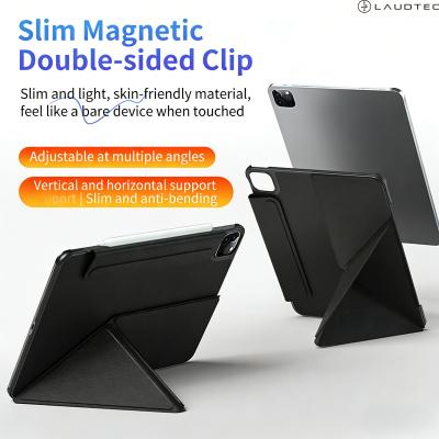 China Slim Magnetic Double-sided Clip with Multi-angle Horizontal and Vertical Support Suitable for iPad IPro 13 M5/M4 OEM/ODM/Private for sale