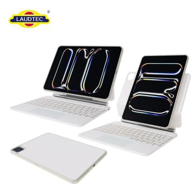 China English German Spanish Arabic Layout Magic Magnetic Keyboard with Trackpad for iPad Pro 11 Inch 2018/2020/2021/2022 for sale