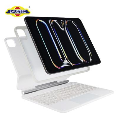 China Korean Arabic Custom Touchpad Magic Keyboard Case With Backlit for iPad Pro 11Inch 2022 iPad Air 11inch 2026 for sale
