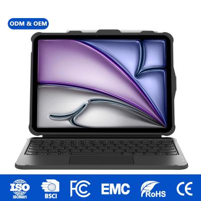 China Wholesale Rugged USB-C Keyboard Case for iPad A16 11 Inch Shock-Absorbing Drop-Protection Shell with Reinforced Corners for sale