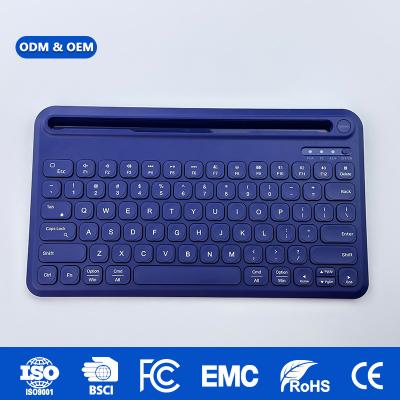 China ODM/OEM&Custom Packaging Ultra Slim 78 Key Wireless BT Keyboard with 11