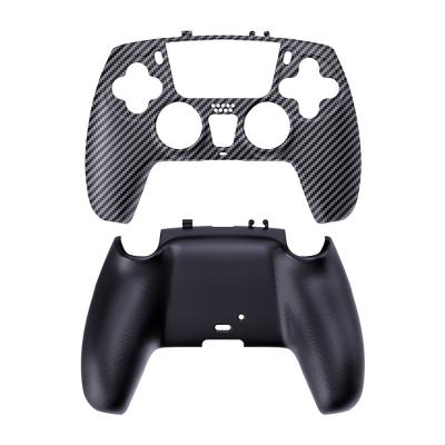 China Laudtec Slim Lightweight Carbon Fiber Case for PS5 Controller 360 Anti-Fall Hard Shell Protective Cover Shockproof Accessory for sale