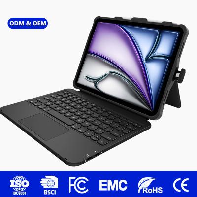 China Premium PU Leather Durable USB C Rugged Keyboard Case for iPad 10th Gen 10.9