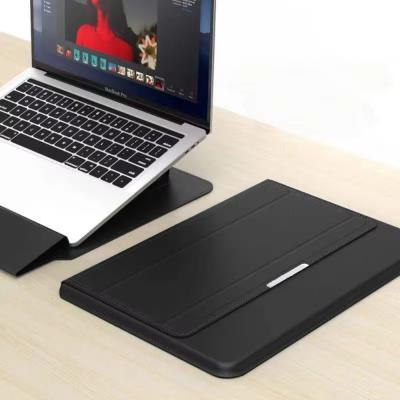 China Laudtec 3-in-1 Stand Laptop Sleeve Case Pu Leather Waterproof Shockproof Custom Logo for Ladies Wholesale OEM/ODM/Private Label for sale