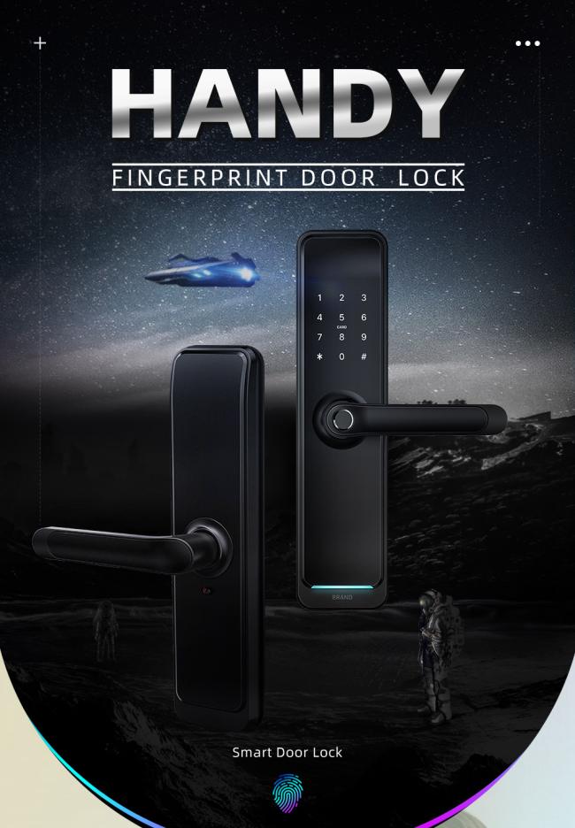 Tuya WiFi App Smart Door Lock inteligente lock fingerprint door Lock