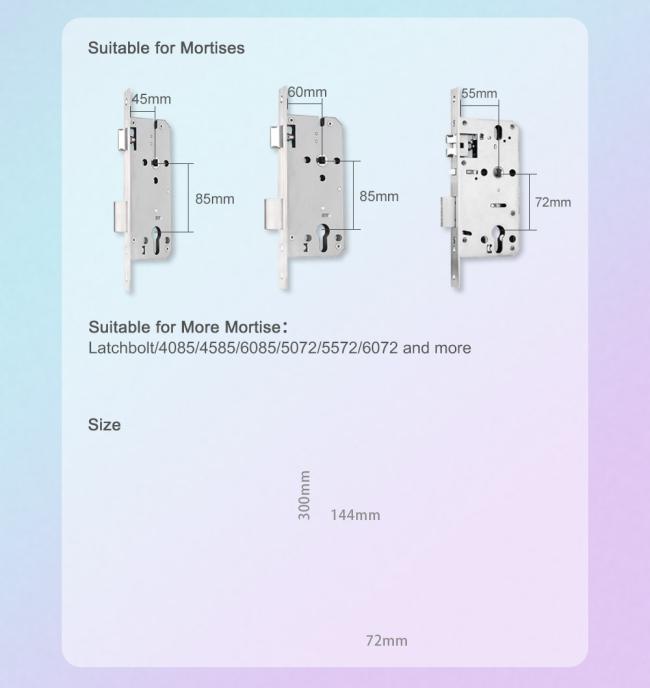 Tuya WiFi App Smart Door Lock inteligente lock fingerprint door Lock
