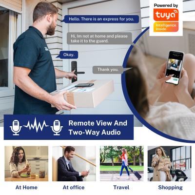 China Tuya APP Bluetooth Lock Smart Home Video Doorbell Door Lock for sale