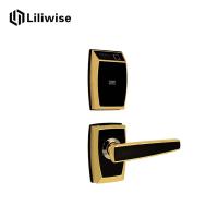 China SJ6089-4 Split Type Fingerprint Scanner Lock with Touch Screen - 300 User Capacity, 6V Battery Powered for sale