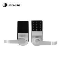 China Zinc Alloy Electronic Remote Door Lock with Touch Screen Panel - 4 Unlock Methods, 160x68x36mm, 1 Year Battery Life for sale
