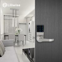 China Zinc Alloy Electronic Remote Door Lock with Touch Screen Panel - 4 Unlock Methods, 160x68x36mm, 1 Year Battery Life for sale
