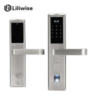 China 304 Stainless Steel Biometric Door Lock with APP Dynamic Password 300pcs Data Capacity for sale
