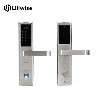 Cina Serrature di porta residenziali Keyless, acciaio inossidabile delle serrature di porta dell'hotel dell'impronta digitale 304 elettronici in vendita