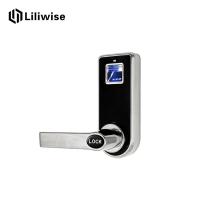 China Digital Handle Door Lock Fast Fingerprint Recognition 300pcs Capacity 6V for sale