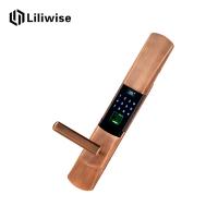China Zinc Alloy Deadbolt Smart Keyless Entry Door Lock with Fingerprint and 4 Unlock Methods for sale