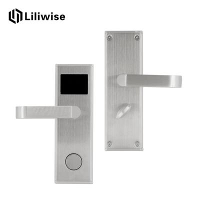 China Smart Simple Swipe Card Electonic Key Card Door Lock For Hotels for sale