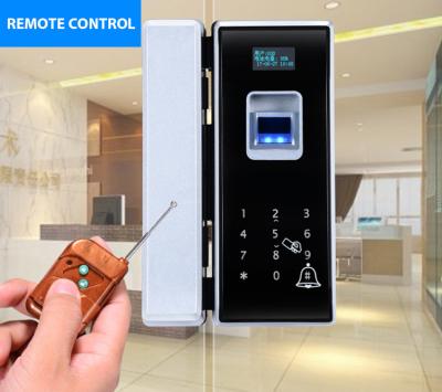 China RIFD Card Password Glass Door Lock 188mm * 75 Mm For Office Security for sale