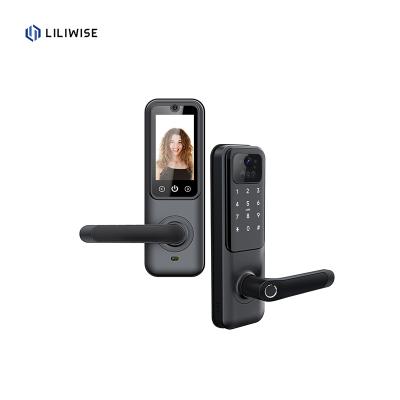 China Tuya Smart Door Lock with 3D Face Recognition and Fingerprint for sale