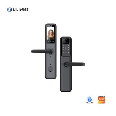 China Smart Door Lock with 3D Face Recognition WiFi Bluetooth Fingerprint for sale