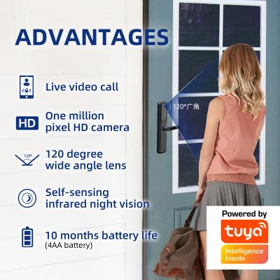 China Tuya Smart Door Lock with 3D Face Recognition WiFi Bluetooth for sale
